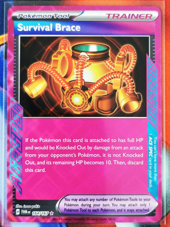 Pokemon Survival Brace 164/167 ACE Twilight Masquerade EN | Kaufen auf ...