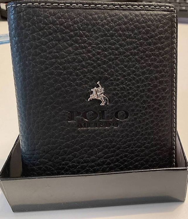 Edles Leder Portemonnaie POLO neu in Box (Neu (gemäss Beschreibung)) in ...