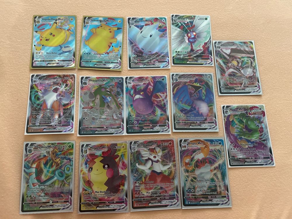 Pokémon Karten, Vmax Karten, 12 Stück, DE & ENG (Neu (gemäss Beschreibung)) in Zizers für CHF 17 ...