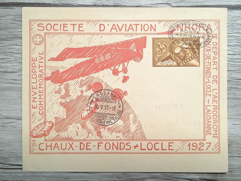 TR51 Enveloppe + Timbre Suisse 1927 (Gebraucht) in Cousset für CHF 16.95 – mit Lieferung auf ...