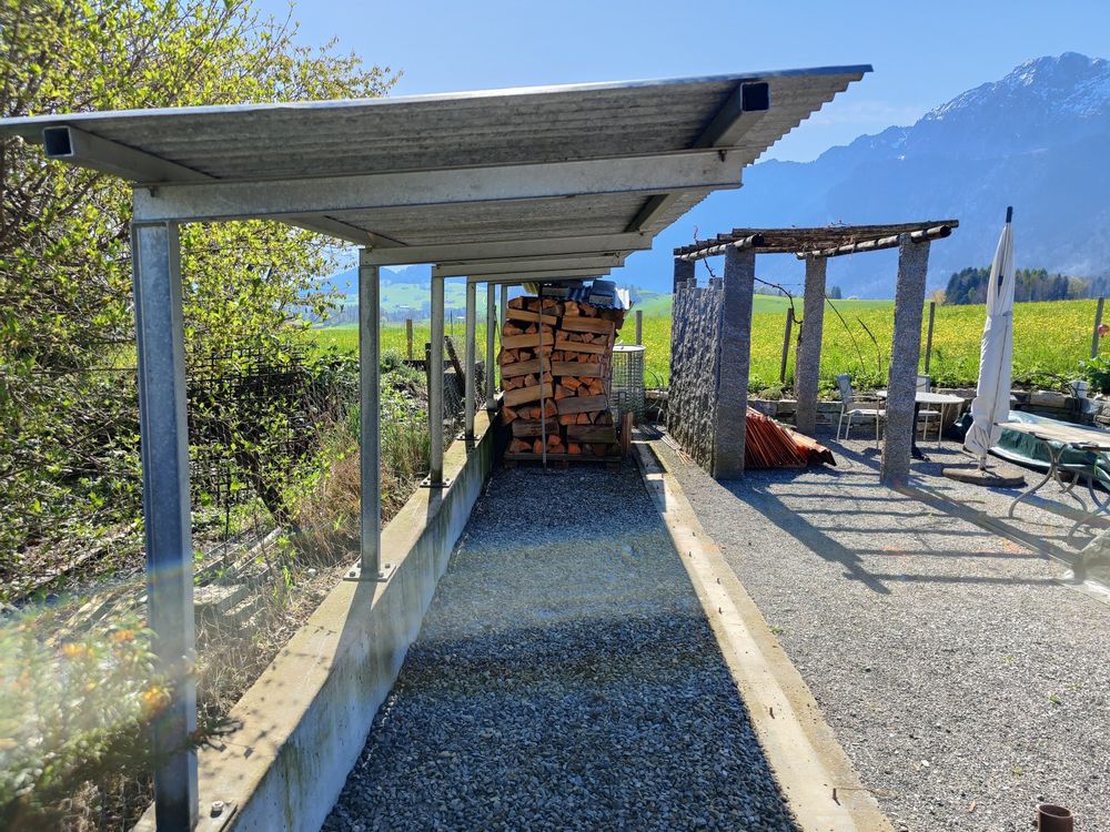 Unterstand mit Wellblechdach | Kaufen auf Ricardo