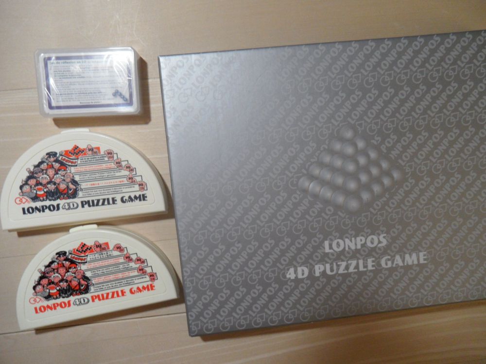 Lonpos 4D das Original + Karten + 2 Sets zusätzlich - Neu! (Neu und ...