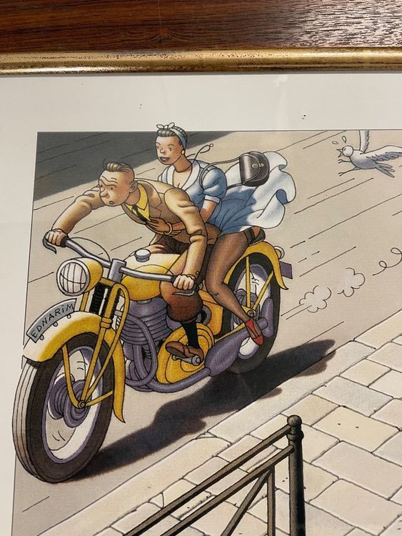 Tintin 5 Poster Afiche Claude Mirande dedicacé (D'occasion) à Lausanne ...