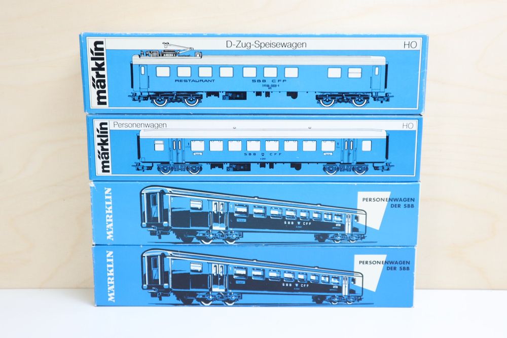 Märklin 4 x SBB Personenwagen 4066/4068 | Kaufen auf Ricardo