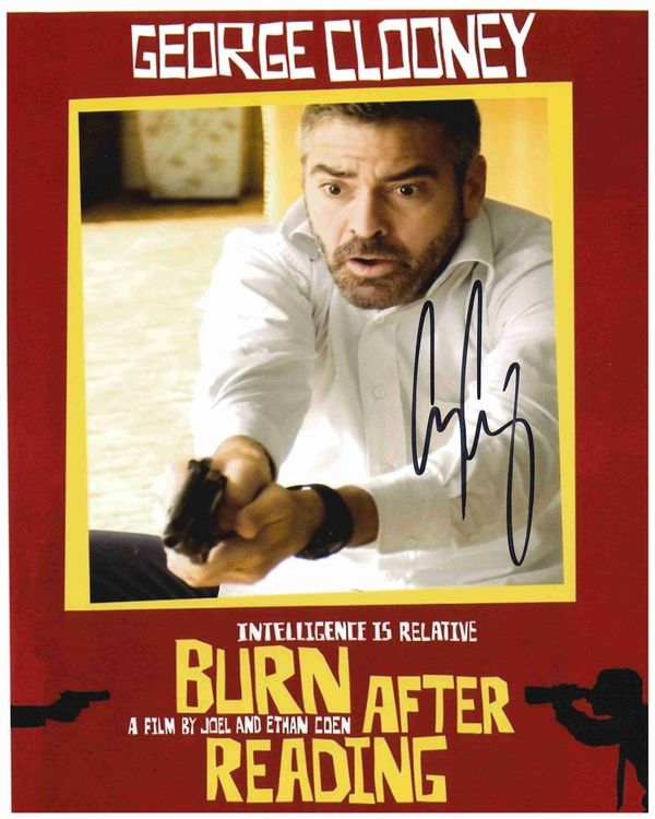 GEORGE CLOONEY - Grossfoto (20x25 cm) handsigniert mit COA (Gebraucht ...