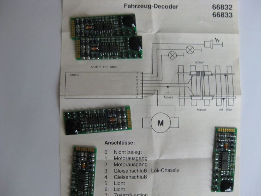 6 x Trix Decoder, Artikel Nummer 66832, 40% vom Neu-Preis (Neu (gemäss ...