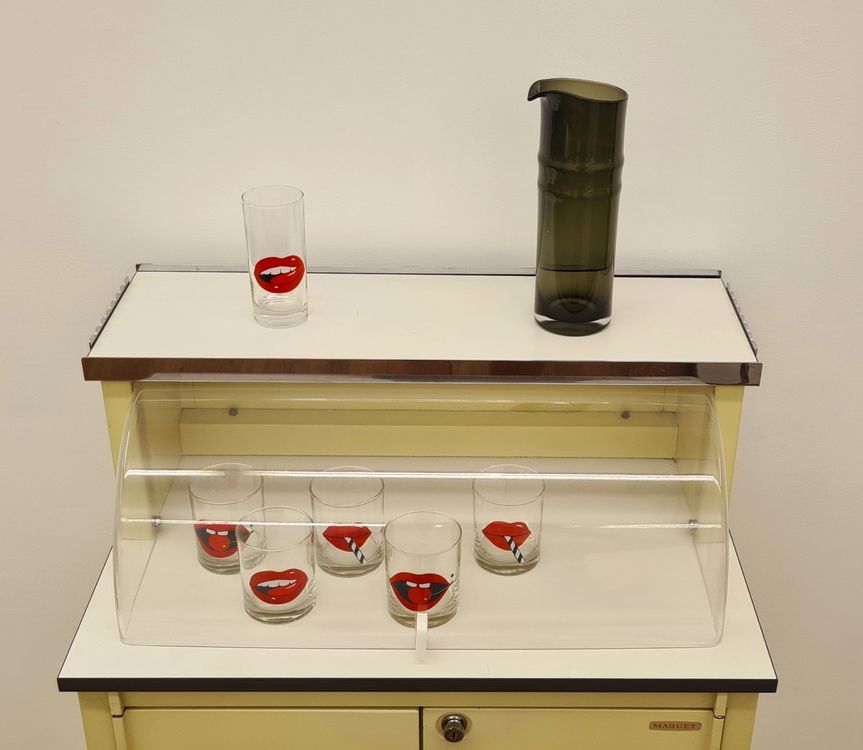 Extravagante und rollbare Bar/Theke von Maquet, 60er/70er | Kaufen auf ...