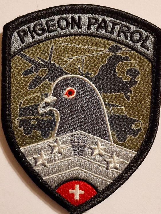 Luftwaffe Abzeichen Badge pigeon patrol neu Klett | Kaufen auf Ricardo