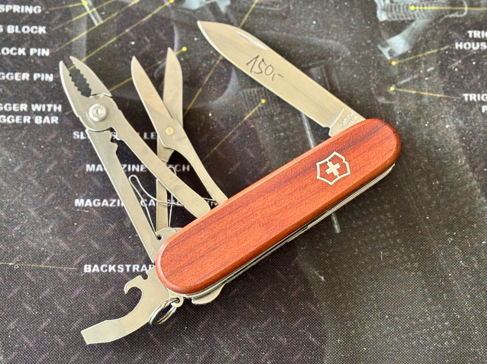 Victorinox Deluxe Tinker Compact Mod, Zwetschgenholz Ltd.Ed. (Neu ...