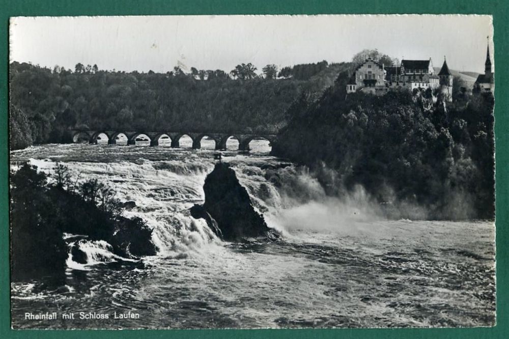 Rheinfall mit Schloss Laufen (Gebraucht) in Sargans für CHF 1 – mit Lieferung auf Ricardo kaufen