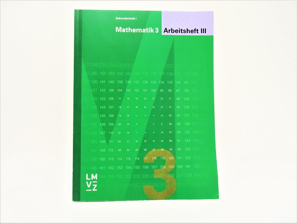 Mathematik 3 Sekundarstufe I / Arbeitsheft III (Gebraucht) in ...