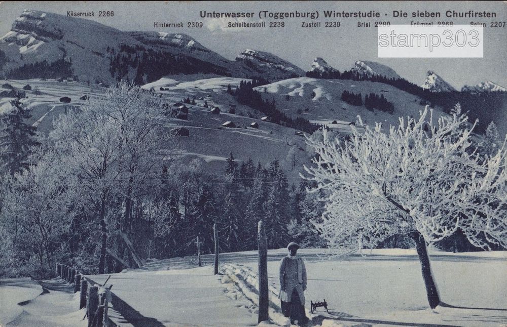 1914 AK Unterwasser - sieben Churfirsten | Kaufen auf Ricardo