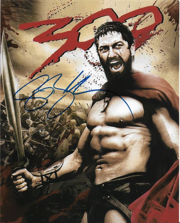 GERARD BUTLER - *300* handsigniert Grossfoto (20x25cm) COA | Kaufen auf ...