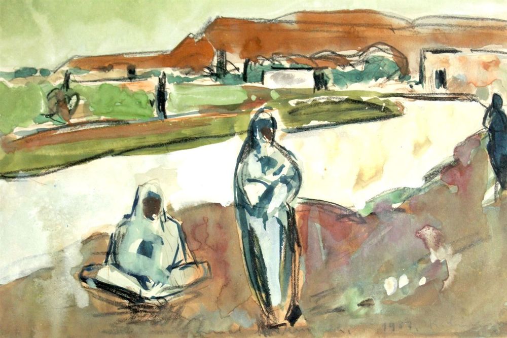 CARL WALTER LINER (Swiss, 1914-1997) Marrakesch, 1937 (Gebraucht) in ...