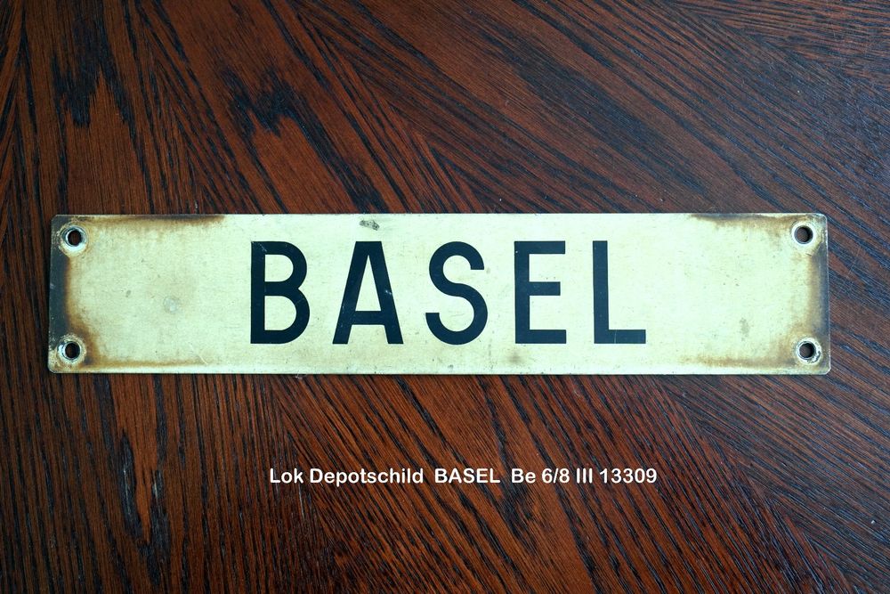 SBB Lok Depotschild, BASEL (Gebraucht) in Dietikon für CHF 55 – mit ...
