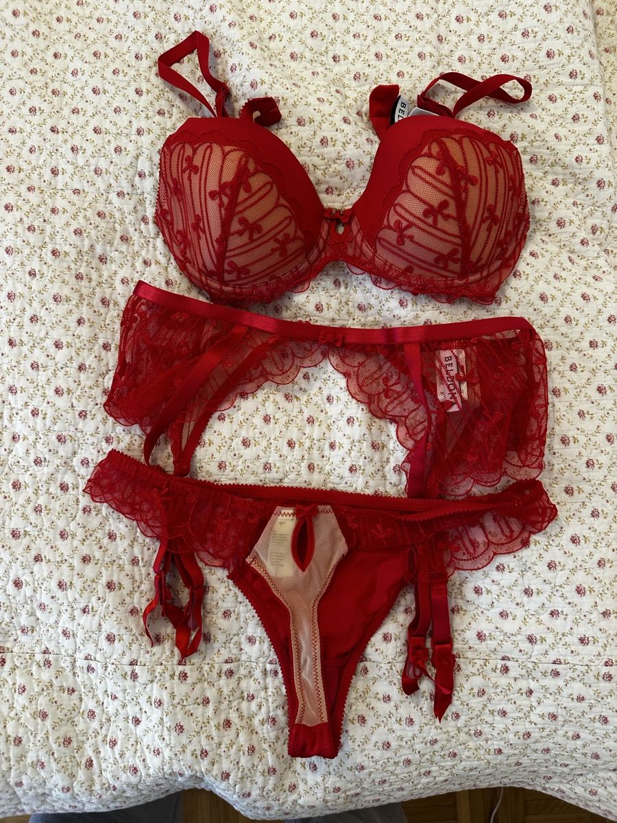 Dessous von Beldona, Rot, BH, String (Neu (gemäss Beschreibung)) in ...