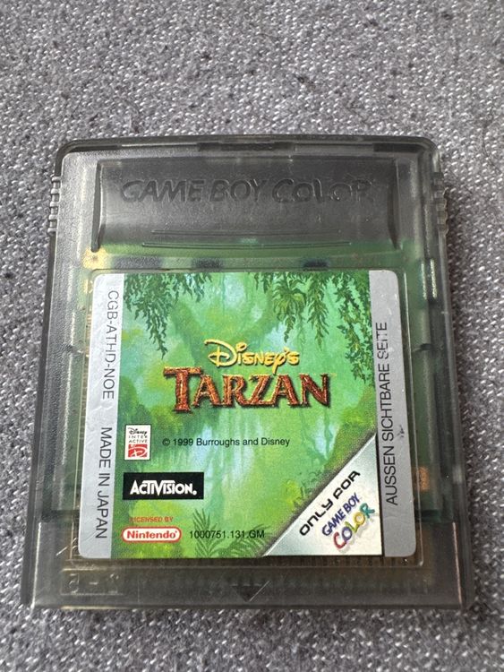 Game Boy Color: Disney's Tarzan - Top Zustand! Retro (Gebraucht) in ...