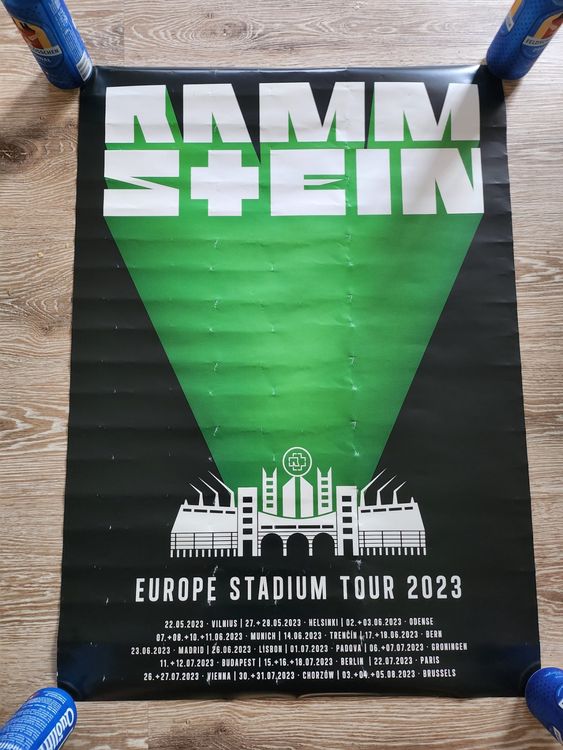 Rammstein Europa Tour 2023 Bern Plakat Grün (Neu (gemäss Beschreibung)) in Niederurnen für CHF ...