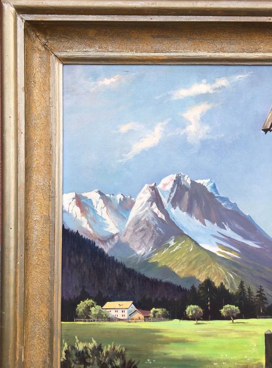 Landschafts Gemälde von J. Volz | Kaufen auf Ricardo