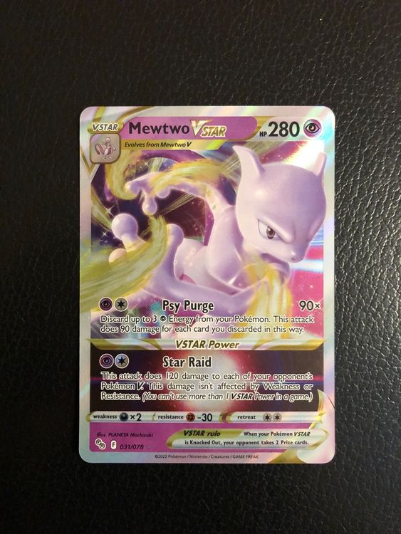 Pokemon GO Mewtwo V Star 31/78 Ab 1 (Gebraucht) in Paradiso für CHF 4 ...