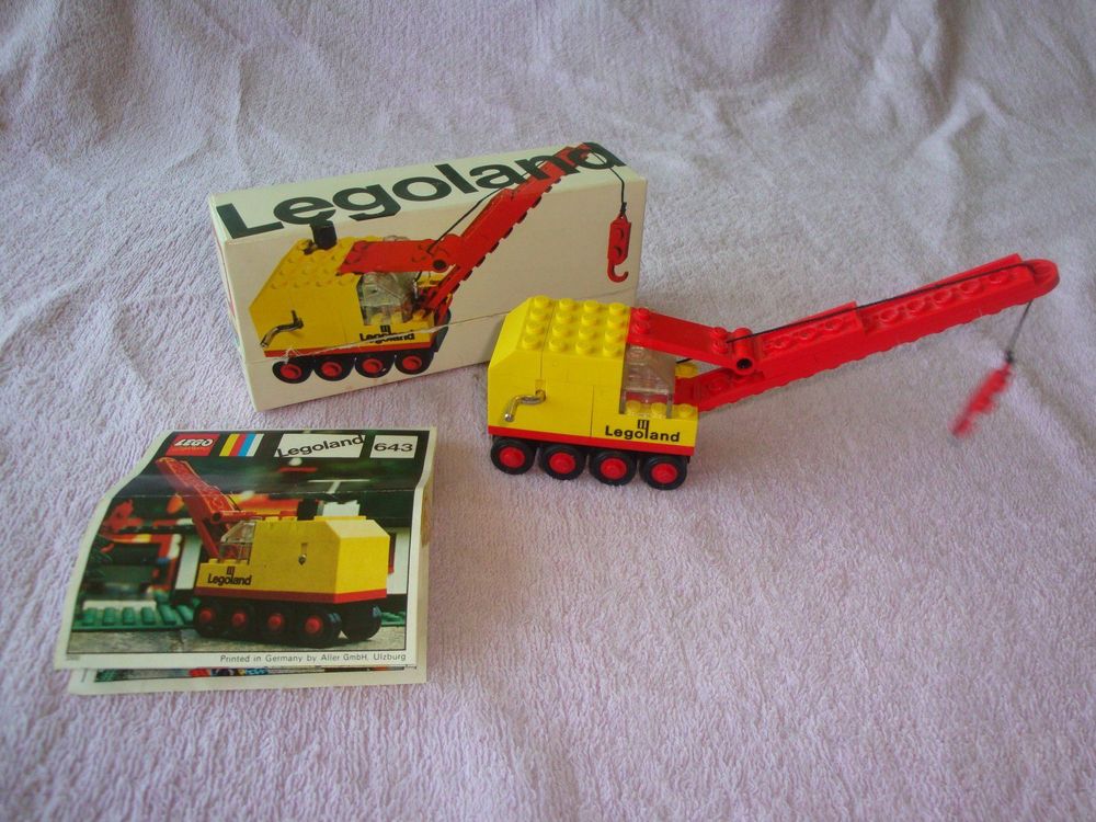alter Legoland Kran LKW 643 in OVP 70er | Kaufen auf Ricardo