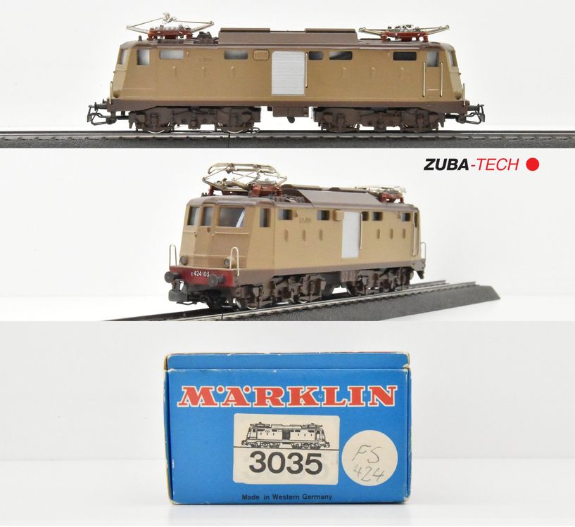 Märklin 3035 E-Lok E 424 FS, H0 AC Analog mit OVP (Gebraucht) in St. Gallen für CHF 56 – mit ...