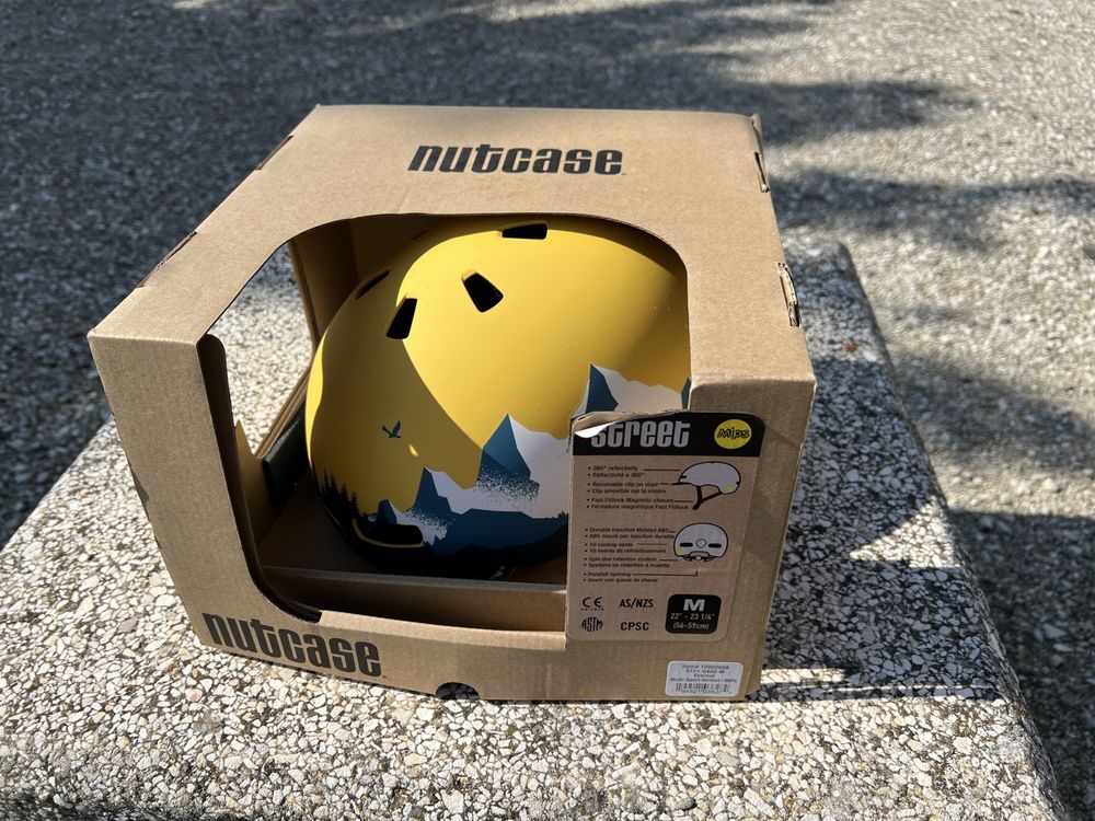 Nutcase Street Helm/Velohelm/Skatehelm Gr. M Everest, NEU (Neu und ...