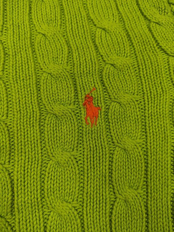 Pull RALPH LAUREN torsadé vert taille SP/équivalent SP femme (Gebraucht ...