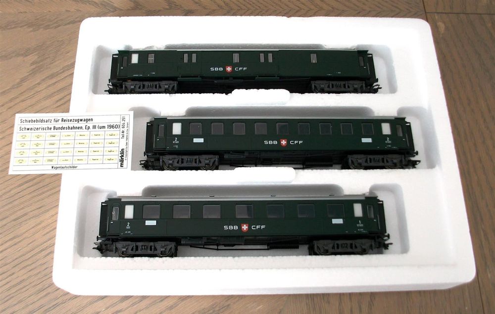 Oldtimer Wagen-Set der SBB; 42383 | Acheter sur Ricardo