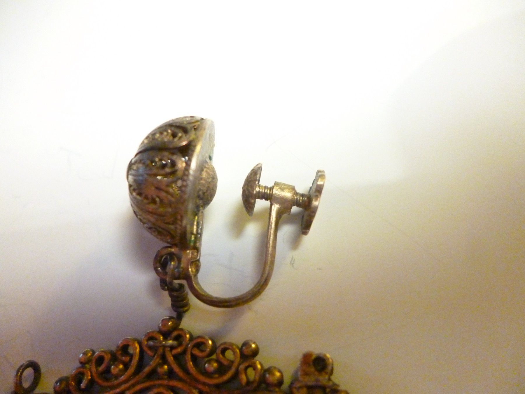 Boucle d'oreille anciennes, en argent (D'occasion) à Montreux pour CHF ...