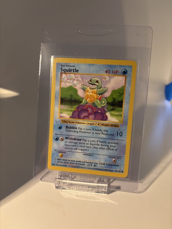 Pokémon Base Set Shadowless Squirtle English Mint (Neu (gemäss ...