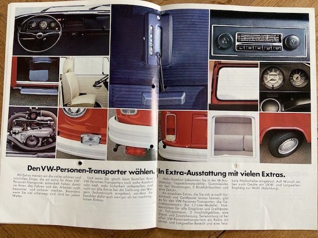 Volkswagen VW-BUS Prospekt 1973 brochure catalogue Typ 2 T2 | Kaufen auf Ricardo