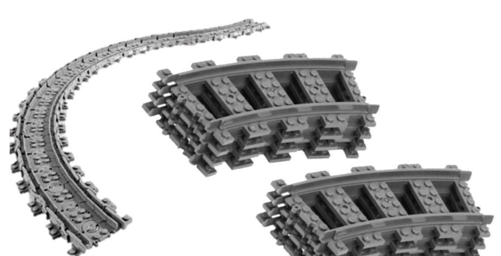 23 gebogene/flexible Lego City Schienen (Neu (gemäss Beschreibung)) in Bern für CHF 30 – mit ...