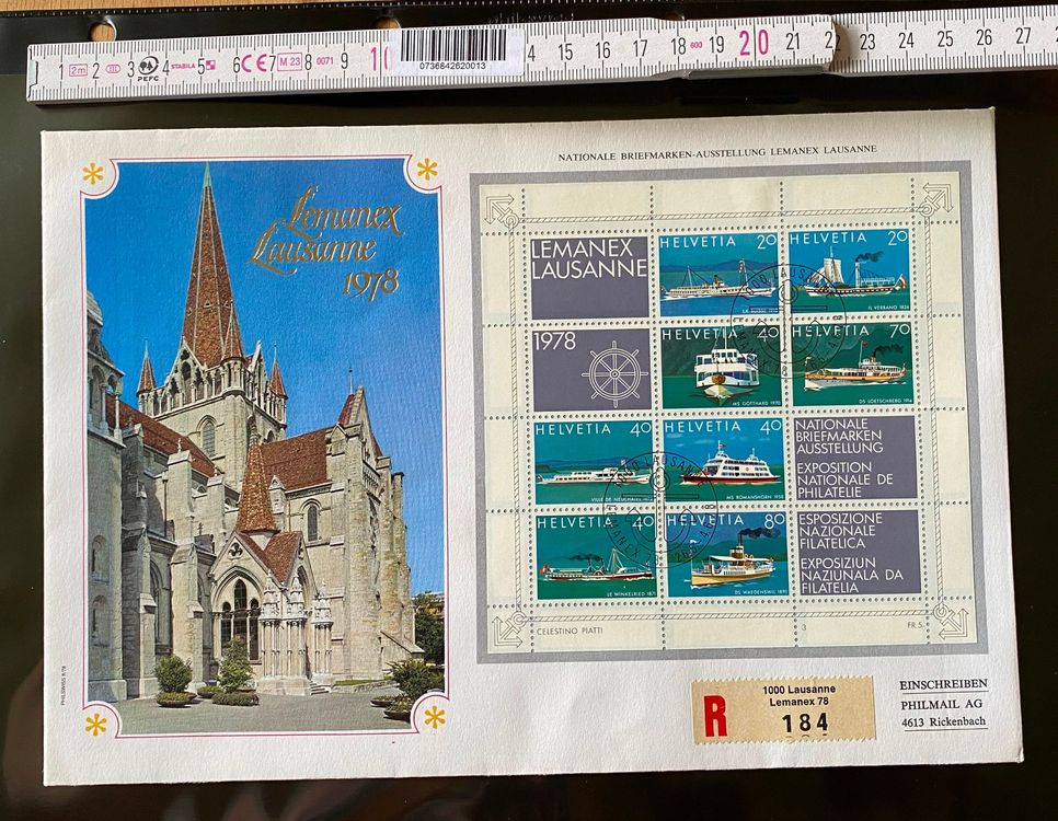 Grossbrief FDC - Lemanex 1978 von Philswiss (Gebraucht) in Sirnach für CHF 1 – mit Lieferung auf ...