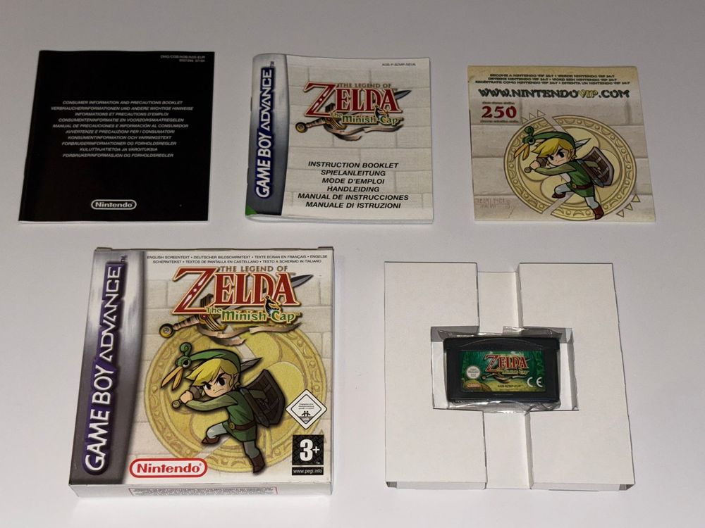 Game Boy Advance (GBA) Spiel - Zelda: The Minish Cap (OVP) (Gebraucht ...
