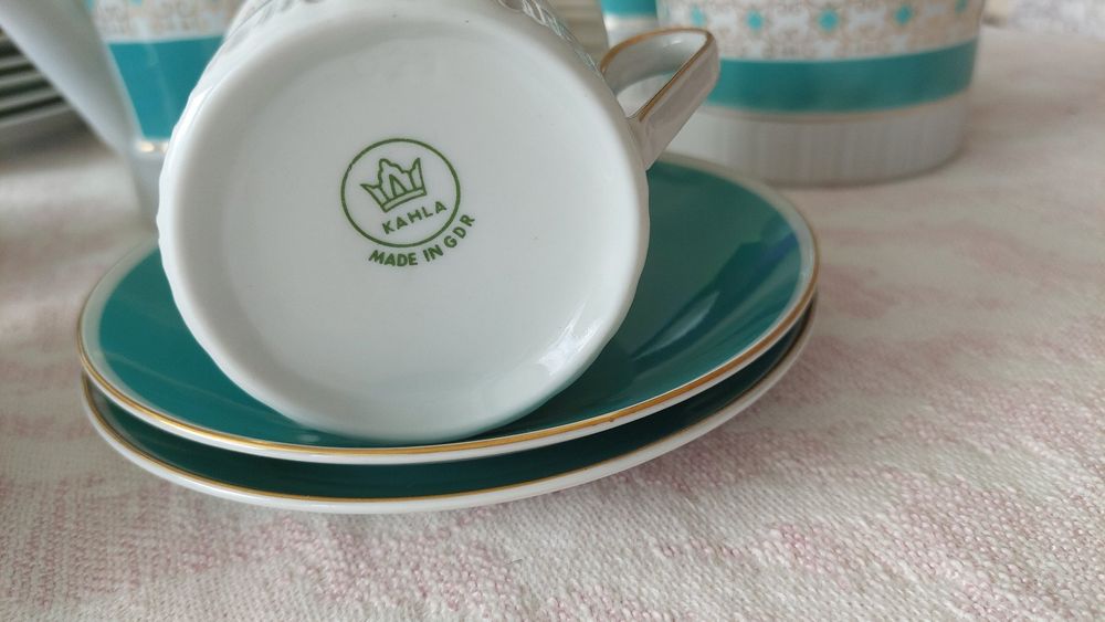 Grosses Kahla Kaffeeservice porzellan Set nostalgie GDR Zeit (Neu (gemäss Beschreibung)) in ...