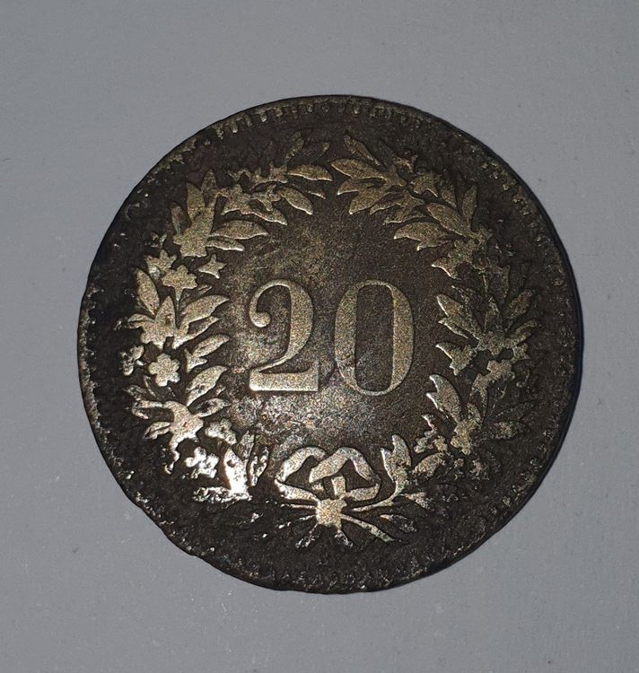 20 Rappen von 1850 (Gebraucht) in Thun für CHF 2 – mit Lieferung auf Ricardo kaufen