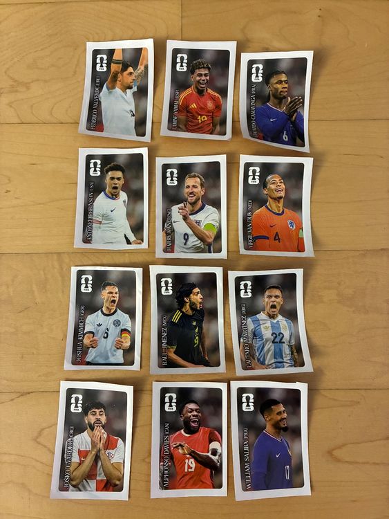 Alle 12 Coca-Cola Sticker WM 2026 – Komplettes Set (Neu (gemäss ...