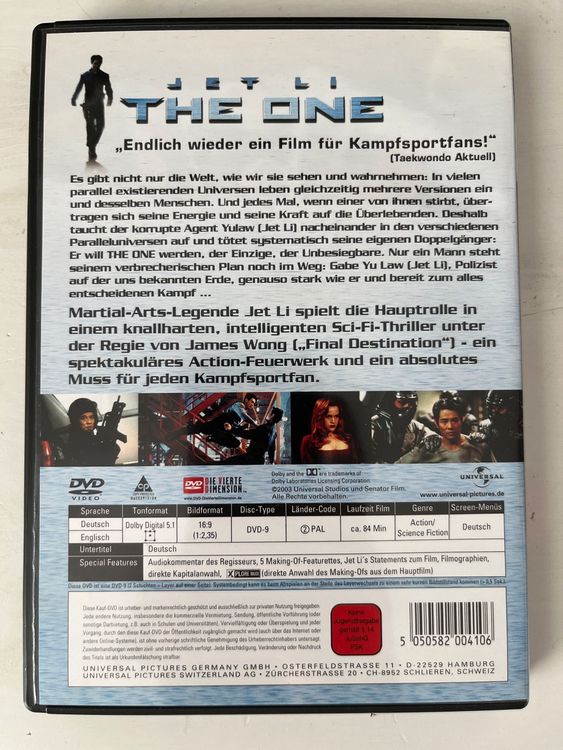 The One (2003) DVD 📀 - Jet Li (Neu (gemäss Beschreibung)) in Sierre für CHF 7.95 – mit Lieferung ...
