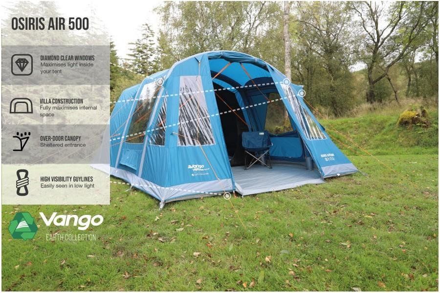 Vango Osiris Air 500 - Aufblasbares Zelt - Neuwertig! (Neu (gemäss ...
