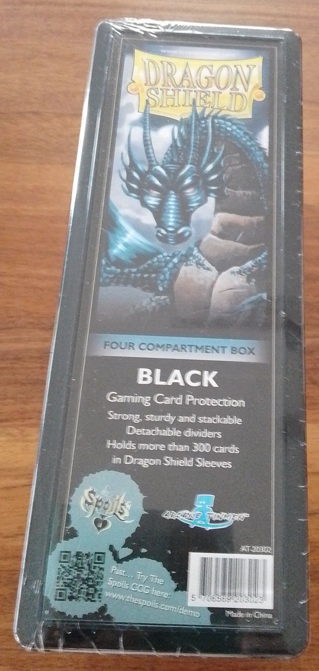 Magic the Gathering Box Dragon Shield schwarz 8x21,5x9,6 (Neu und ...