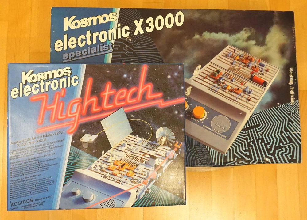 Kosmos X3000 Elektronik Baukasten und Hightech Erweiterung (Gebraucht) in für CHF 1 – nur ...