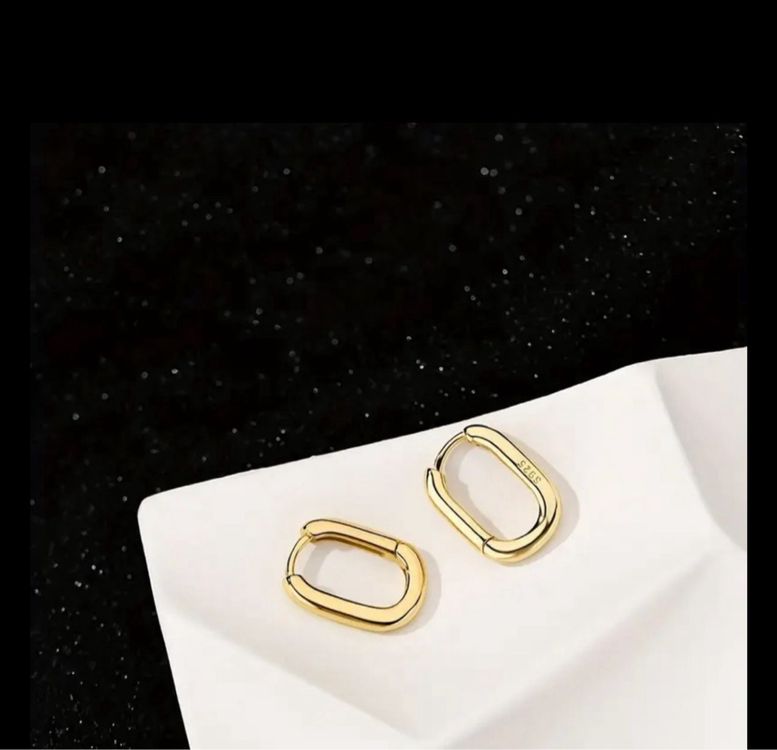 Ohrring 24karat in DE vergoldet 2Jahre Garantie | Kaufen auf Ricardo