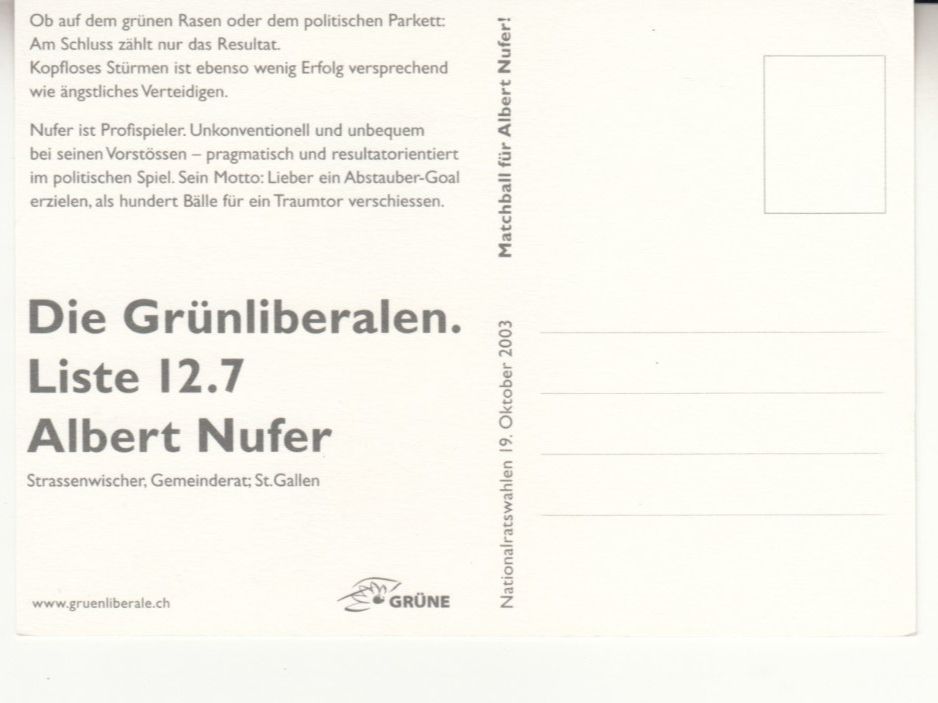 St. Gallen Alber Nufer 2003 (Gebraucht) in Bürglen TG für CHF 1 – mit ...