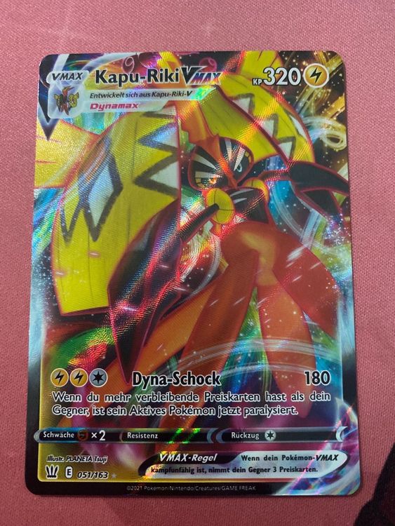 Pokemonkarte Kapu-Riki Vmax | Kaufen auf Ricardo