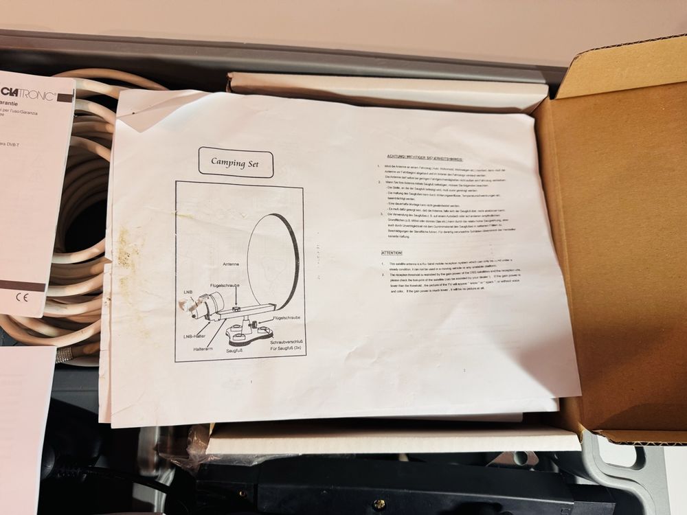 Eurotronic SAT DVB-T Receiver Camping Set im Koffer (Gebraucht) in ...