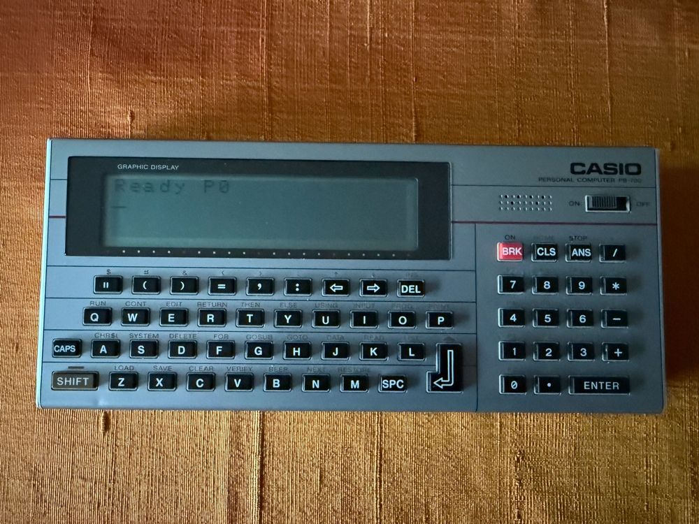 Casio PB-700 PC Vintage Taschenrechner BASIC programmierbar (Gebraucht) in Au ZH für CHF 109 ...