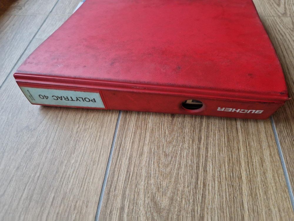 Technische Unterlagen Bucher Polytrac 40 Traktor | Acheter sur Ricardo
