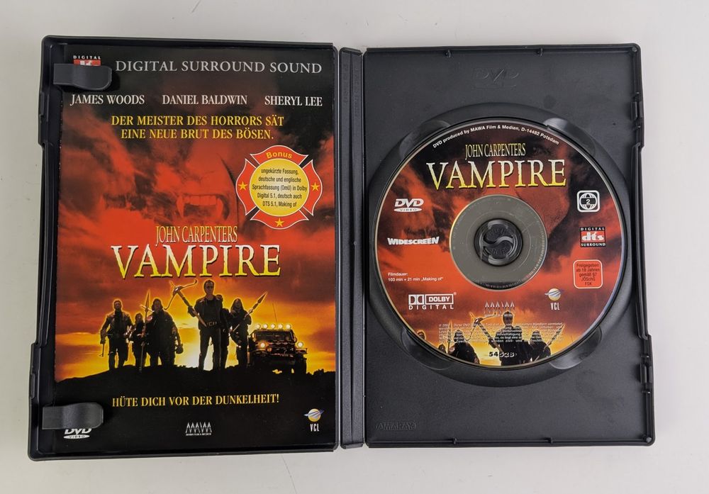 Vampire DVD - John Carpenter's - Horror Klassiker Top! (Gebraucht) in ...