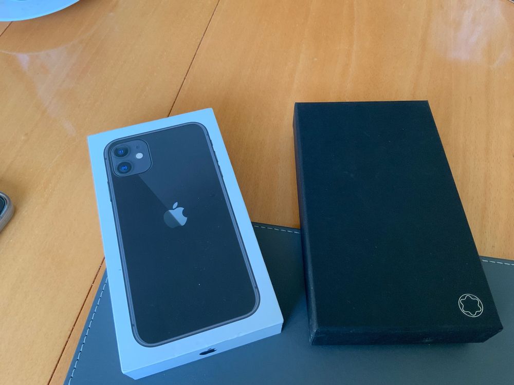 I phone 11, schwarz, 100%, inkl. Montblanc Hülle (neu) (Neu (gemäss ...